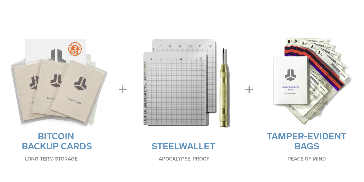 Ultimate Backup bundle | Secure Bitcoin and Crypto storage